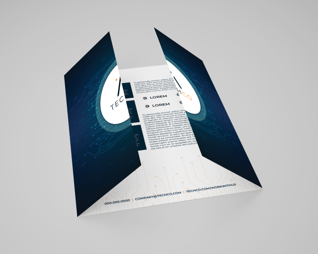 Gatefold Brochure Design - Ruby + Citrine