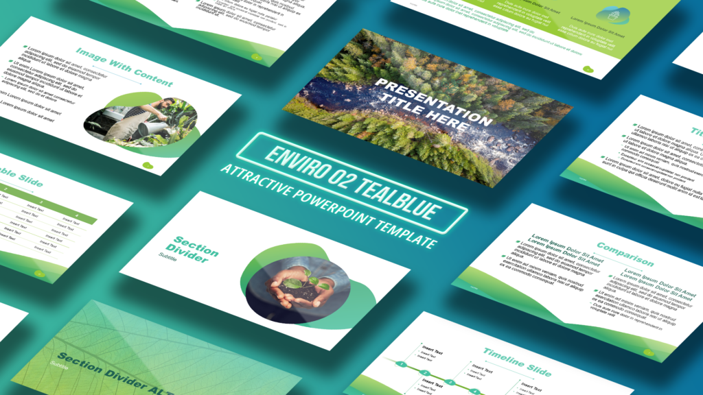 Enviro PowerPoint Template 02 - Ruby + Citrine